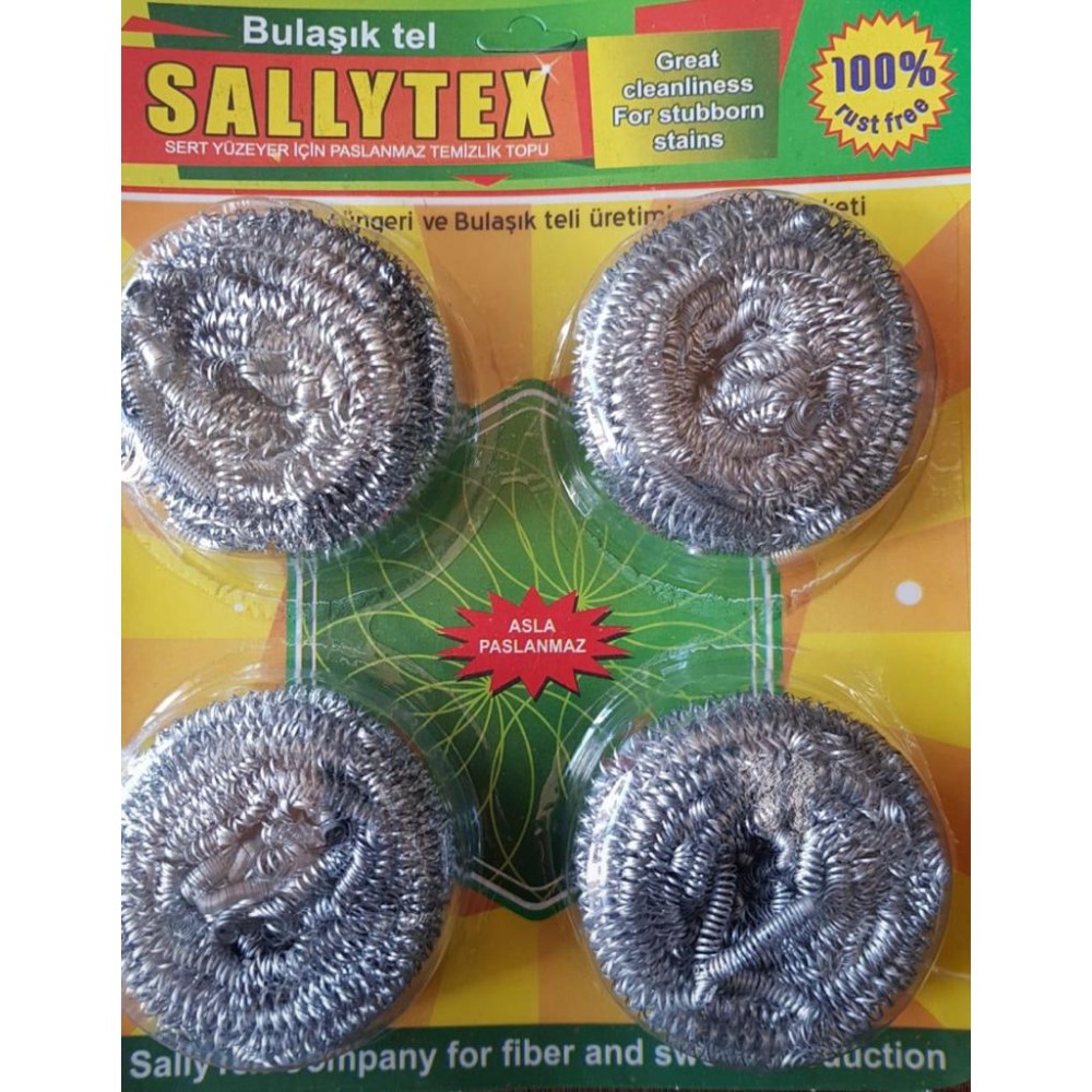 BULAŞIK TELİ 4 LÜ VAKUMLU WARITEX**144